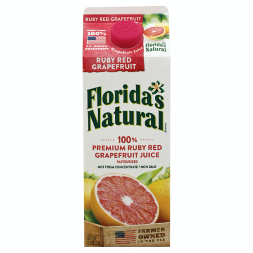 Ruby Red Grapefruit Juice 52oz Carton | Floridas Natural Food Service