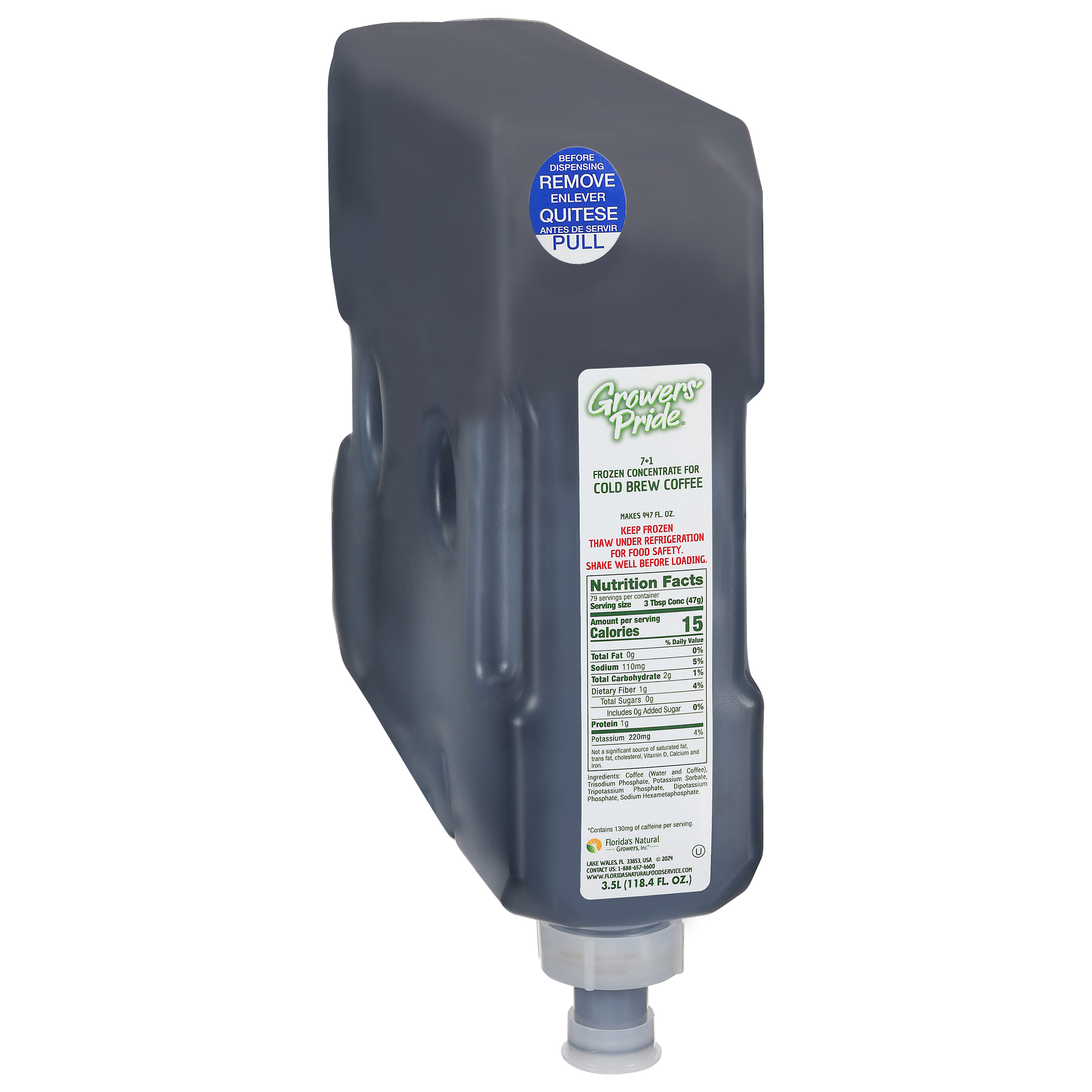 Growers’ Pride 3.5 L Cartridge (Frozen) | Floridas Natural Food Service